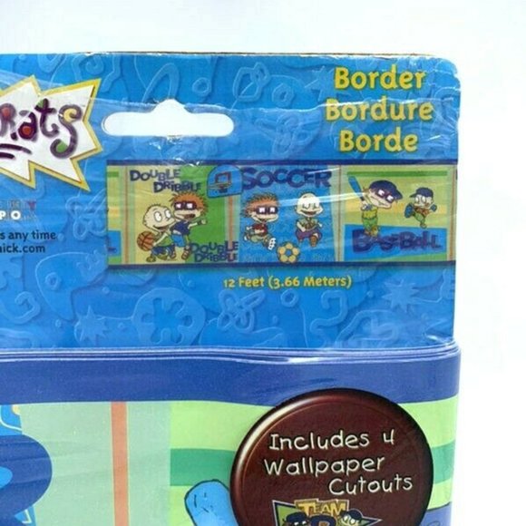 Nickelodeon | Wall Decor | Nickelodeon Rugrats Sports Wallpaper Border ...